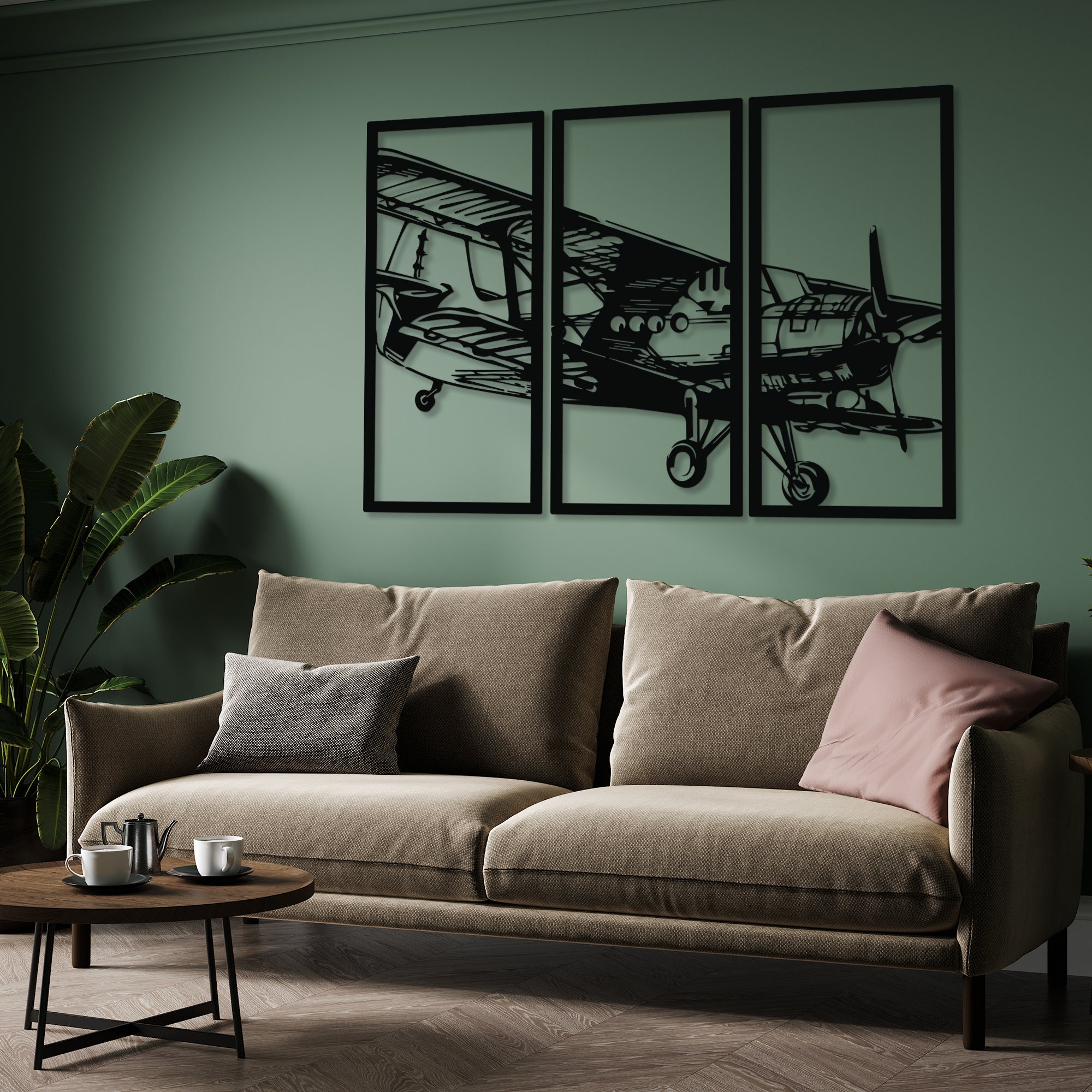 Metal Wall Art, Airplane Wall Decor, Aviation Wall Art, Plane Wall Art ...