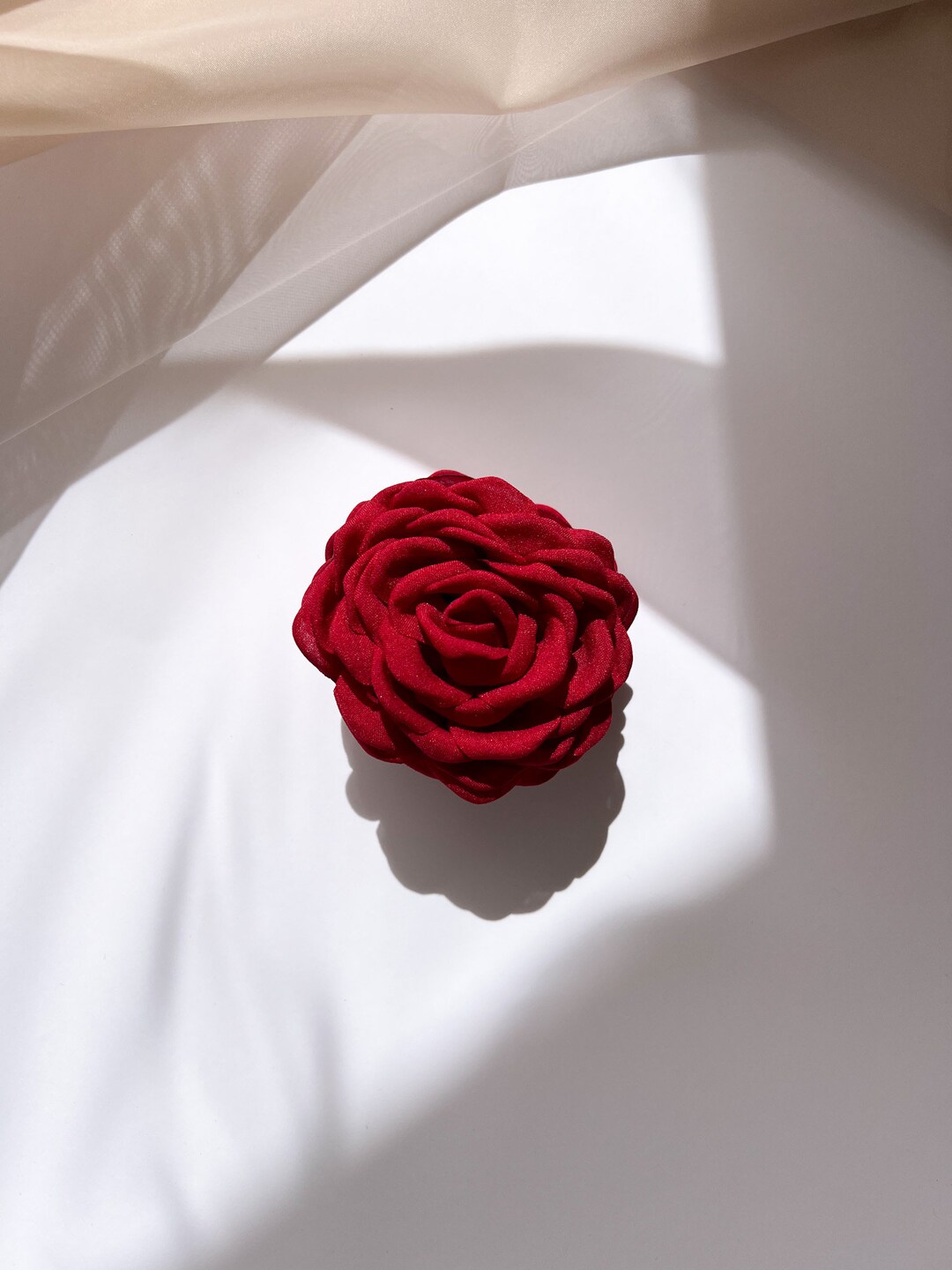 Flower Hair Clip Oversized Rose Hair Accessory Bohemia Flower Hair Claw ...