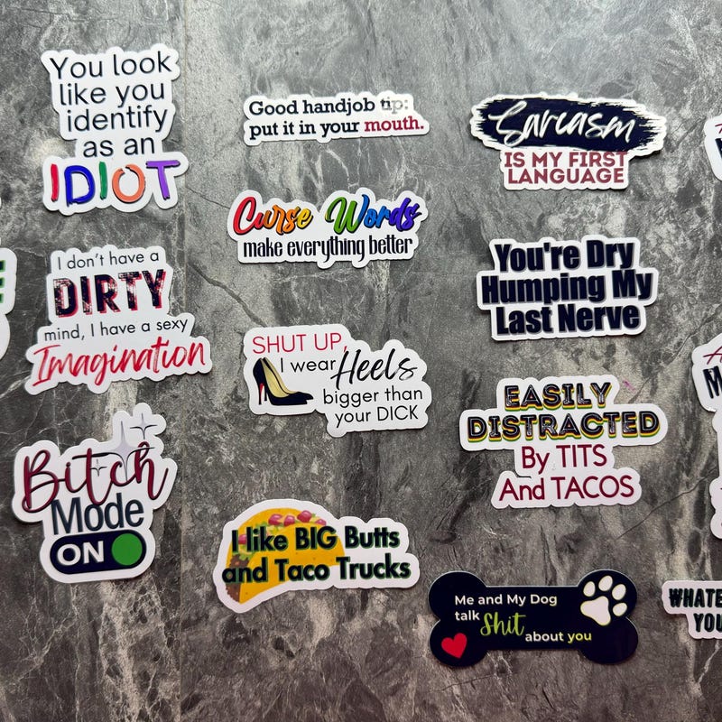 Adult Humor Stickers - Etsy