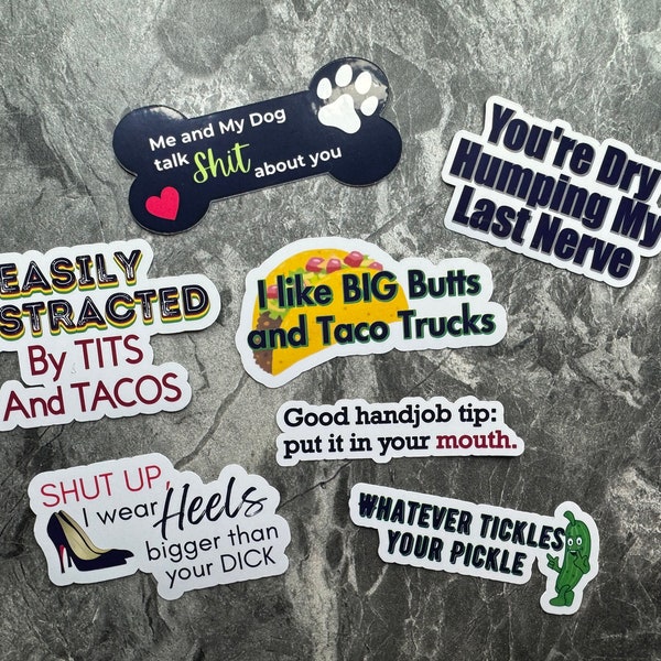 Adult Humor Stickers - Etsy