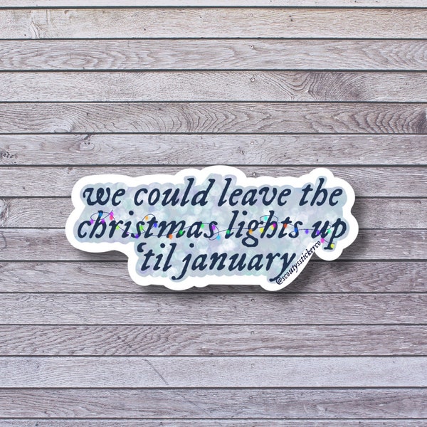 Lyrics Sticker - Etsy