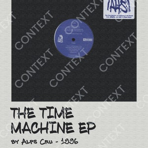 Alps Cru 'time Machine EP' Album Poster Vintage Rap - Etsy