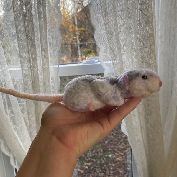 Needle Felted Rat - Etsy