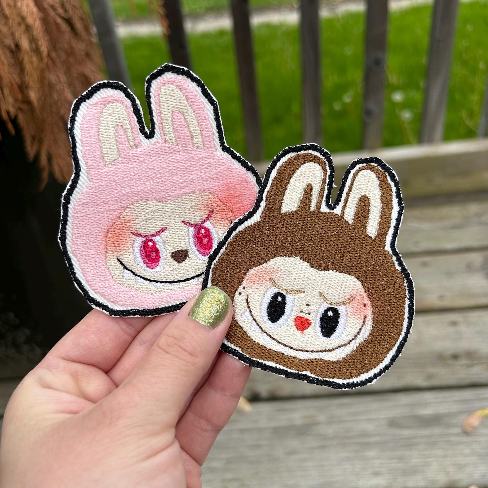 Labubu Inspired Embroidered Patch - Etsy