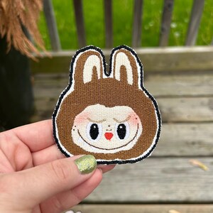 Labubu Inspired Embroidered Patch - Etsy
