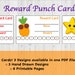 Printable Kids Rewards Cards | Punch Card Reward System ...