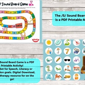 S Sound Snakes and Ladders Game. S Phonics Game. S Speech Sound Cards ...