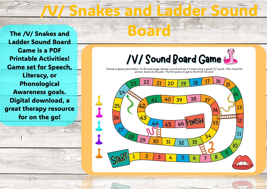 V Sound Snakes and Ladders Game. V Phonics Game. V Speech Sound Cards ...