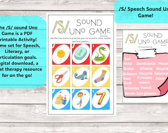 S Sound Snakes and Ladders Game. S Phonics Game. S Speech Sound Cards ...
