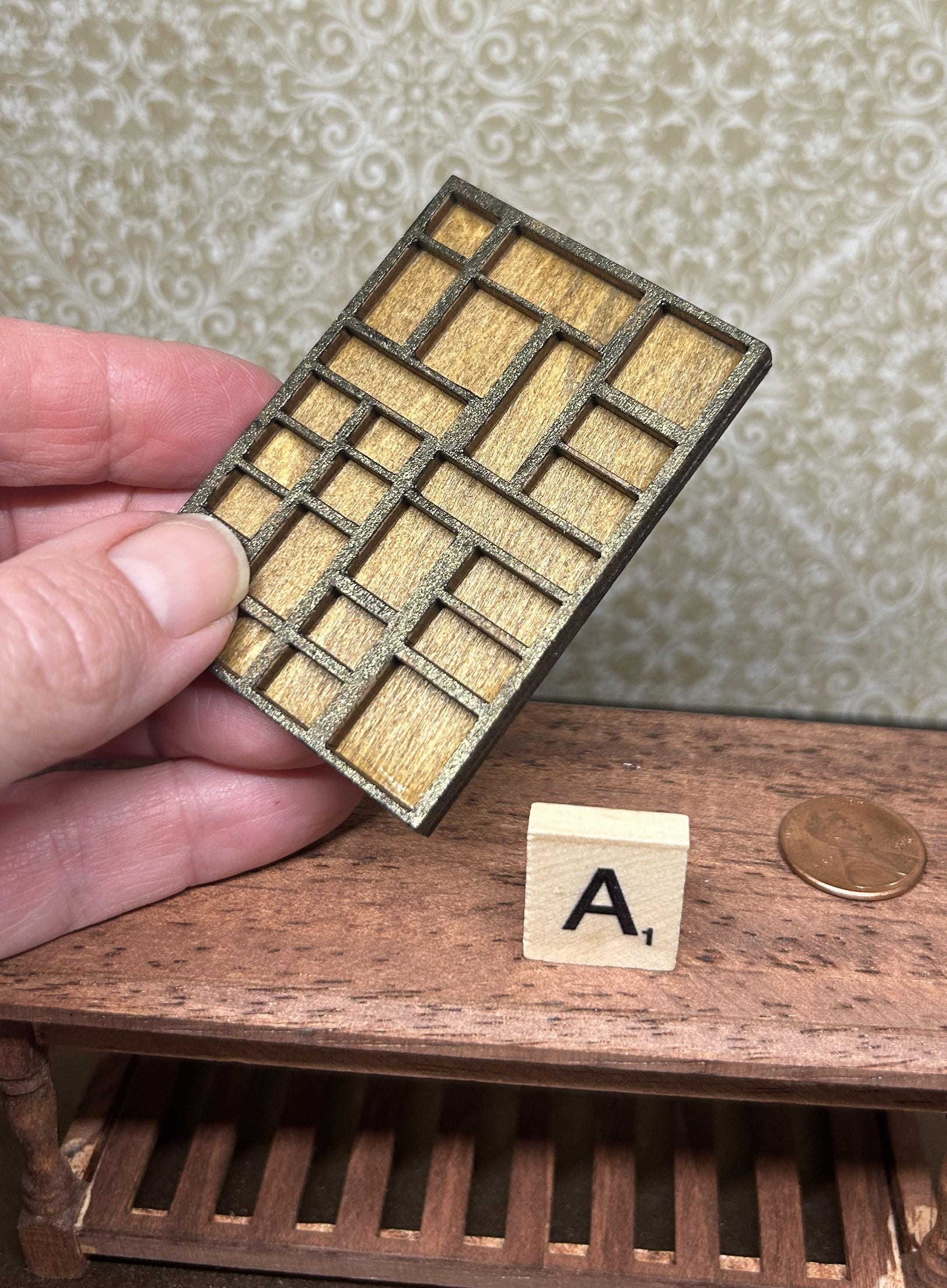 Miniature Printer's Tray (three Different Color Accents) - Etsy