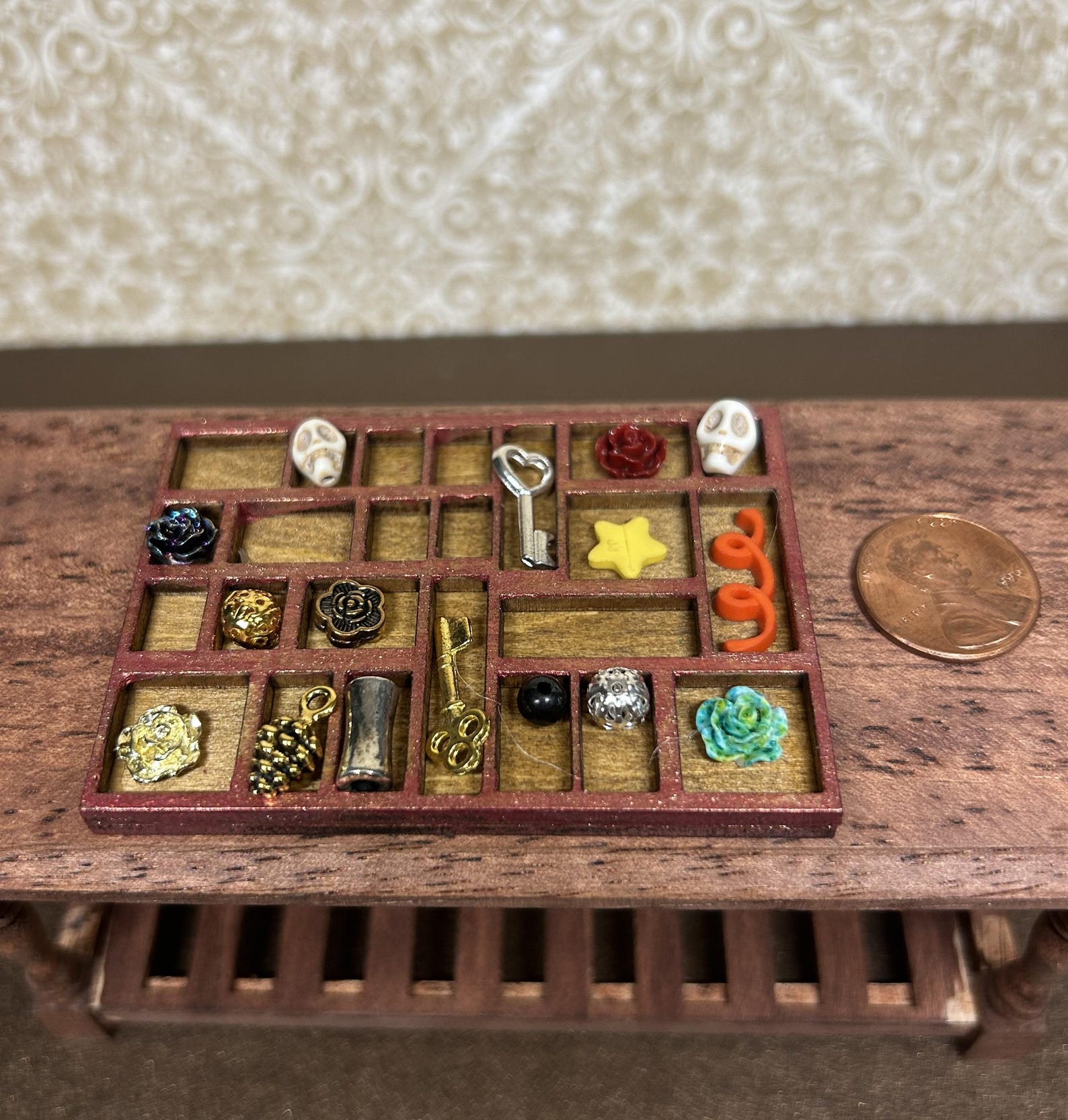 Miniature Printer's Tray (three Different Color Accents) - Etsy