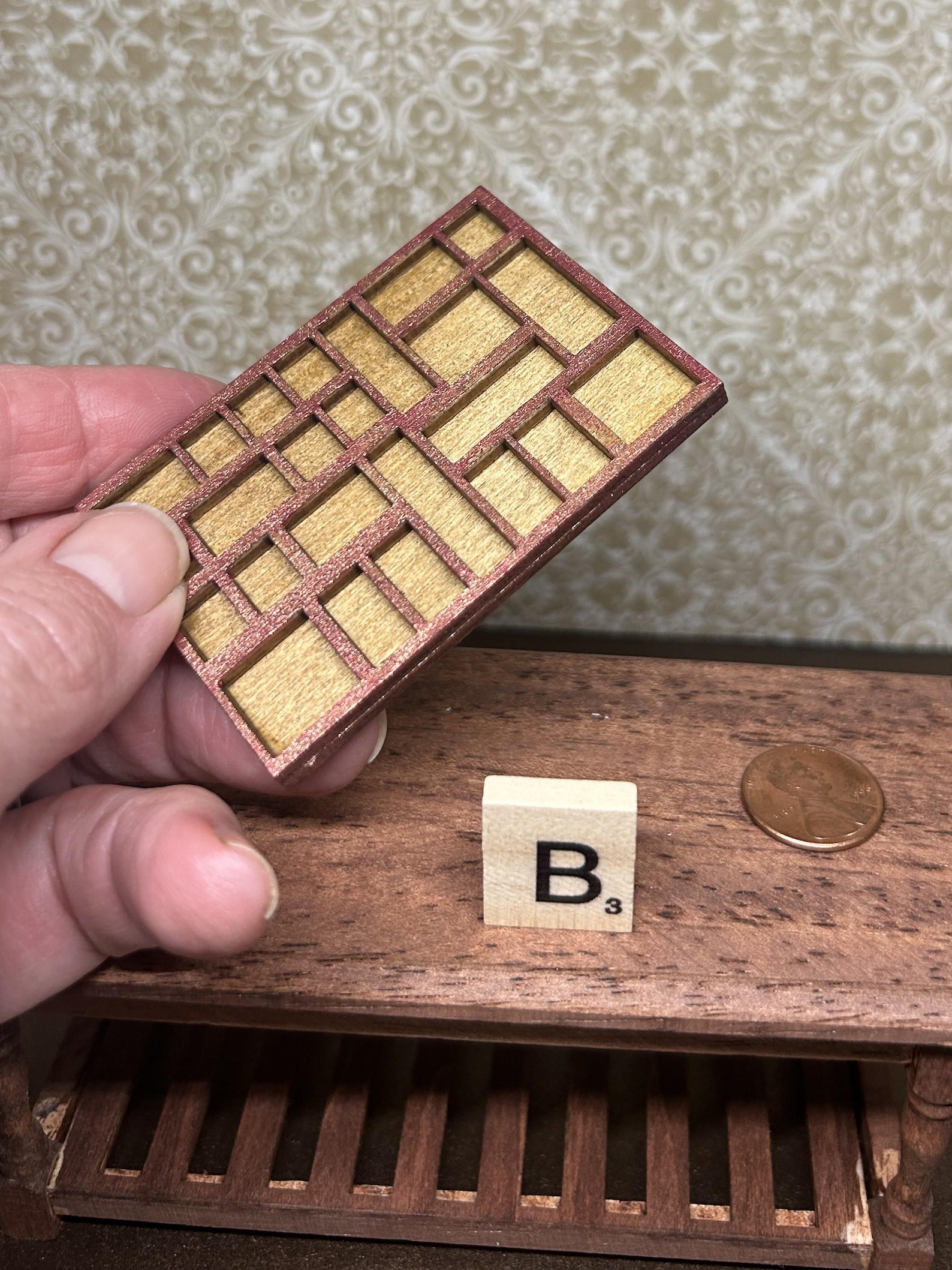 Miniature Printer's Tray (three Different Color Accents) - Etsy