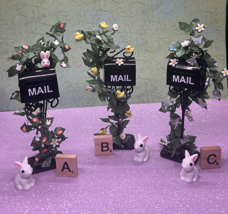 Dollhouse Easter Mailboxes - Etsy