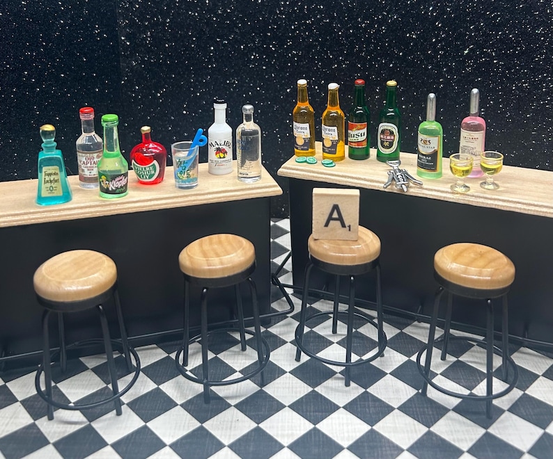 Miniature Alcohol Bottles - Set of 15 - Etsy