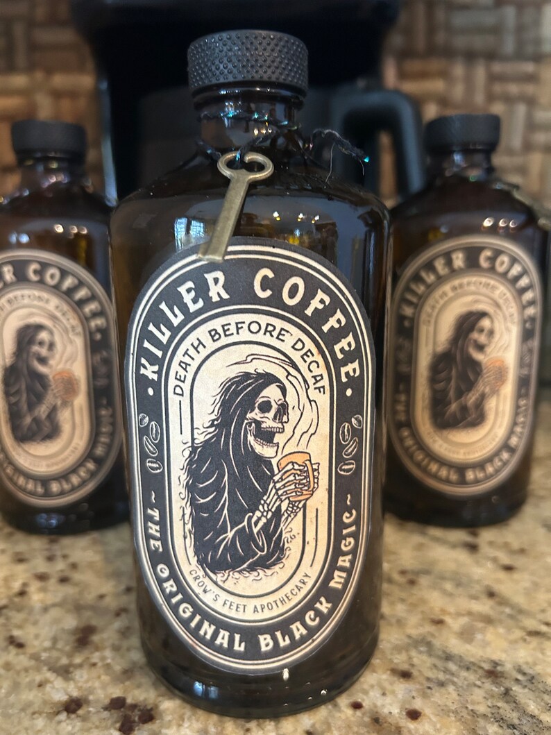 Killer Coffee Potion Bottle - Etsy