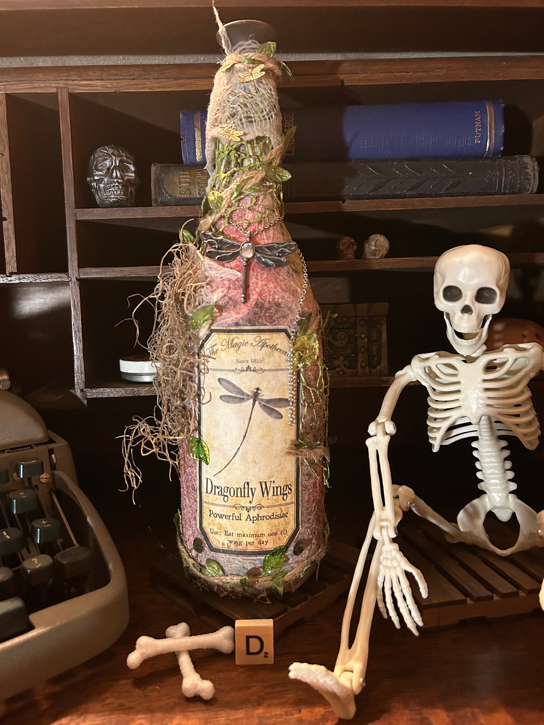 Spooky Halloween Poison Wine Bottles - Etsy