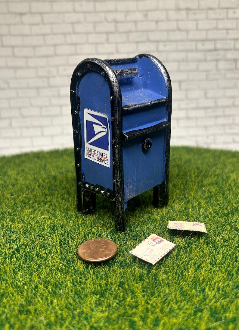 Dollhouse Mailbox 1:12 Scale - Etsy