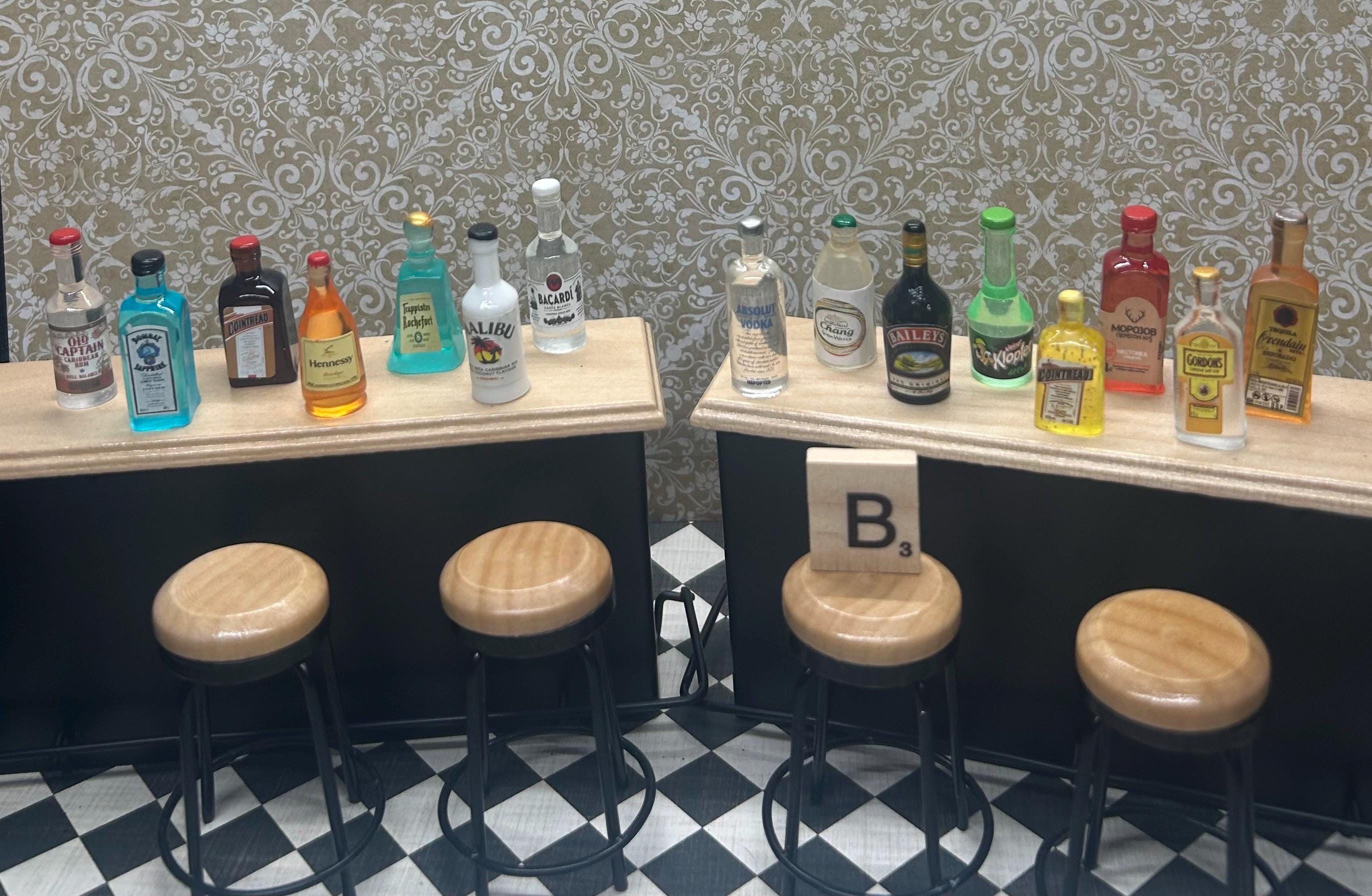 Miniature Alcohol Bottles - Set of 15 - Etsy