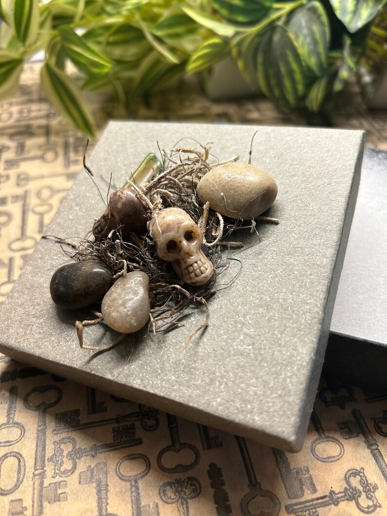 Set of Three Halloween Gift Boxes - Skulls and a Pumpkin - Etsy