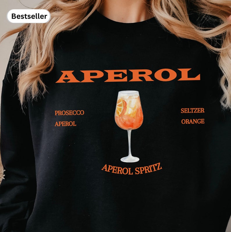 Aperol Spritz Sweatshirts Aperol Spritz Sweaters Aperol - Etsy