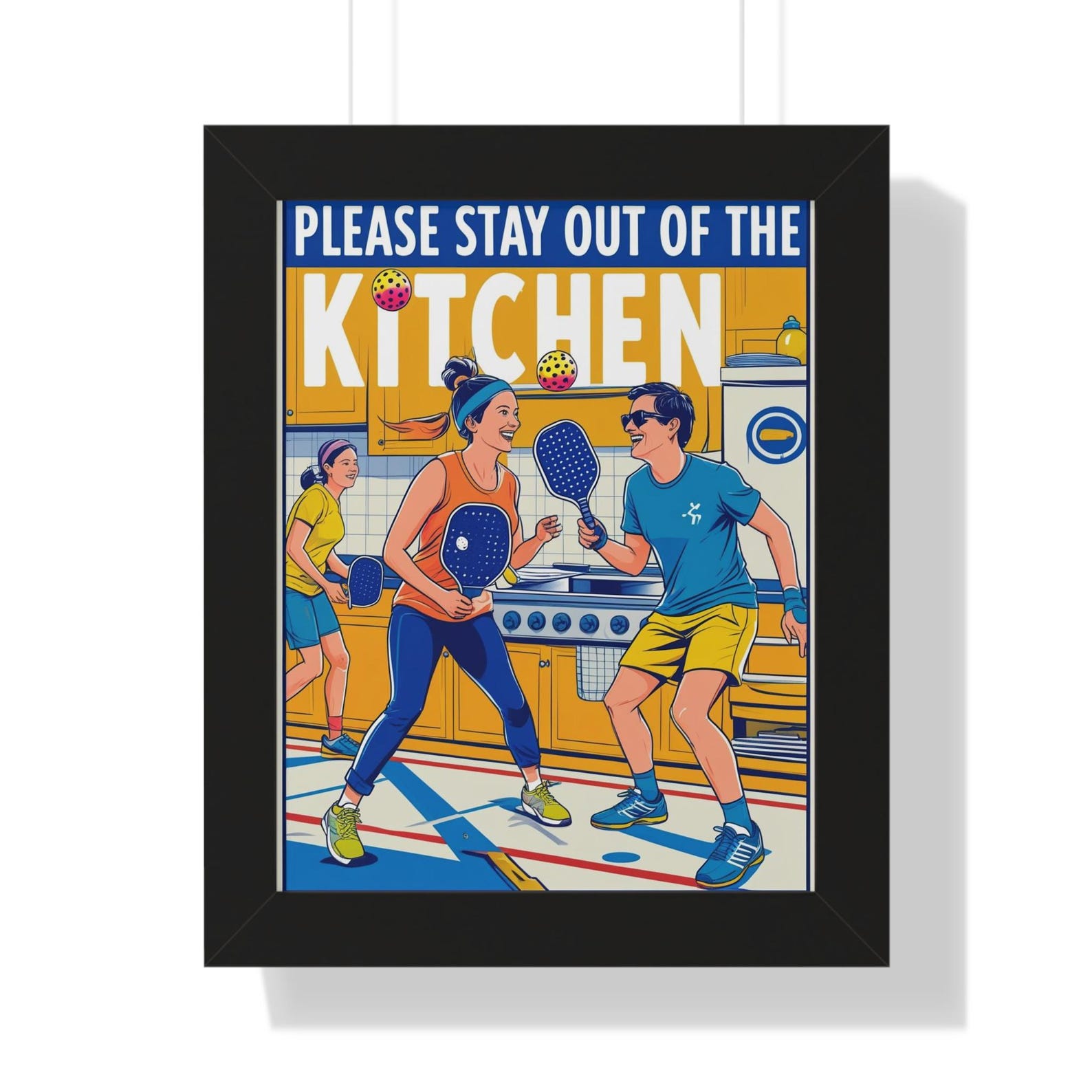 Pickleball Vintage Poster - Etsy