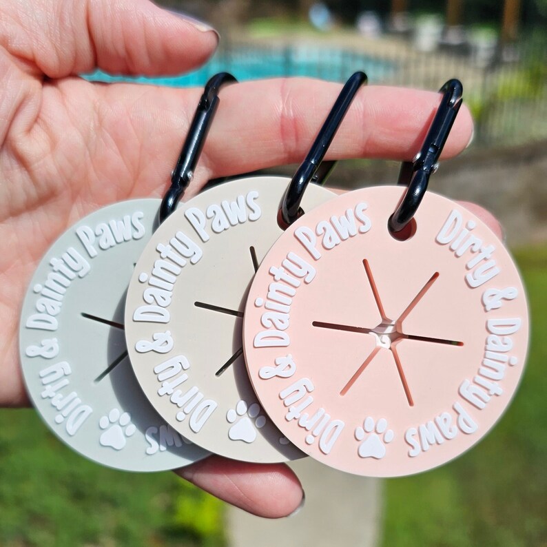 Dainty Poop Loops- Poop Bag Holder for Hands Free Dog Walking, Waste ...