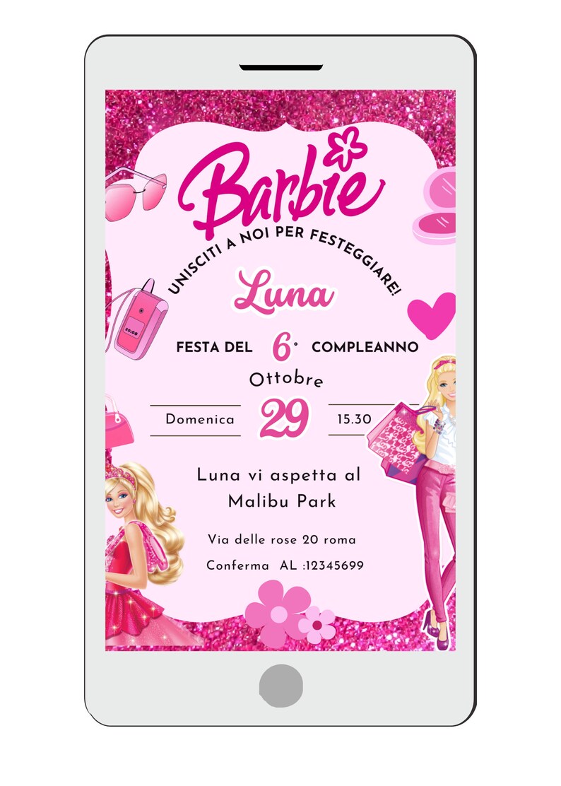 Invitación Digital Princesa Cumpleaños de niña Invitación fiesta de ...