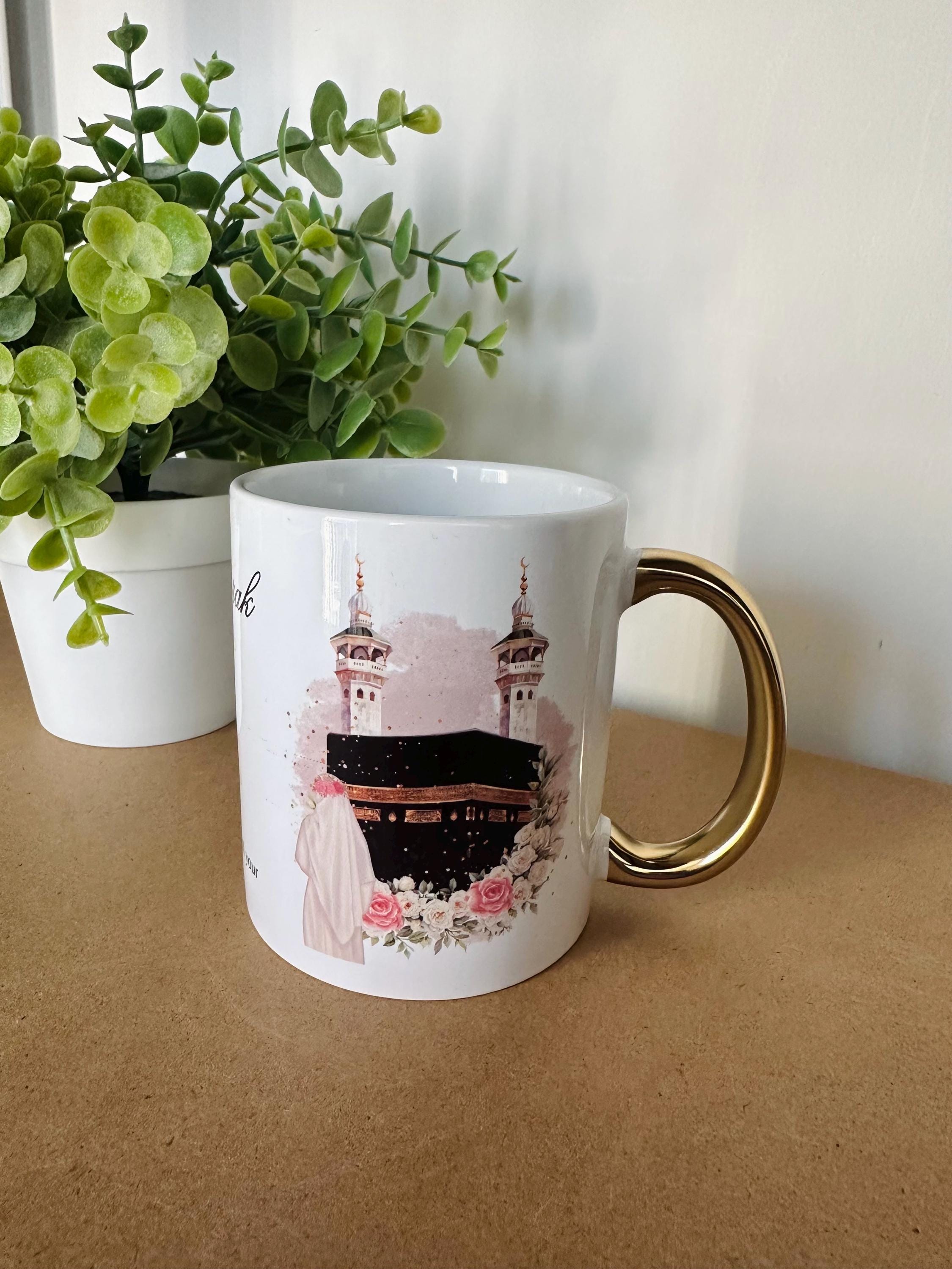 Personalised Umrah Mug – Custom Name & Date – Umrah Mubarak Gift ...