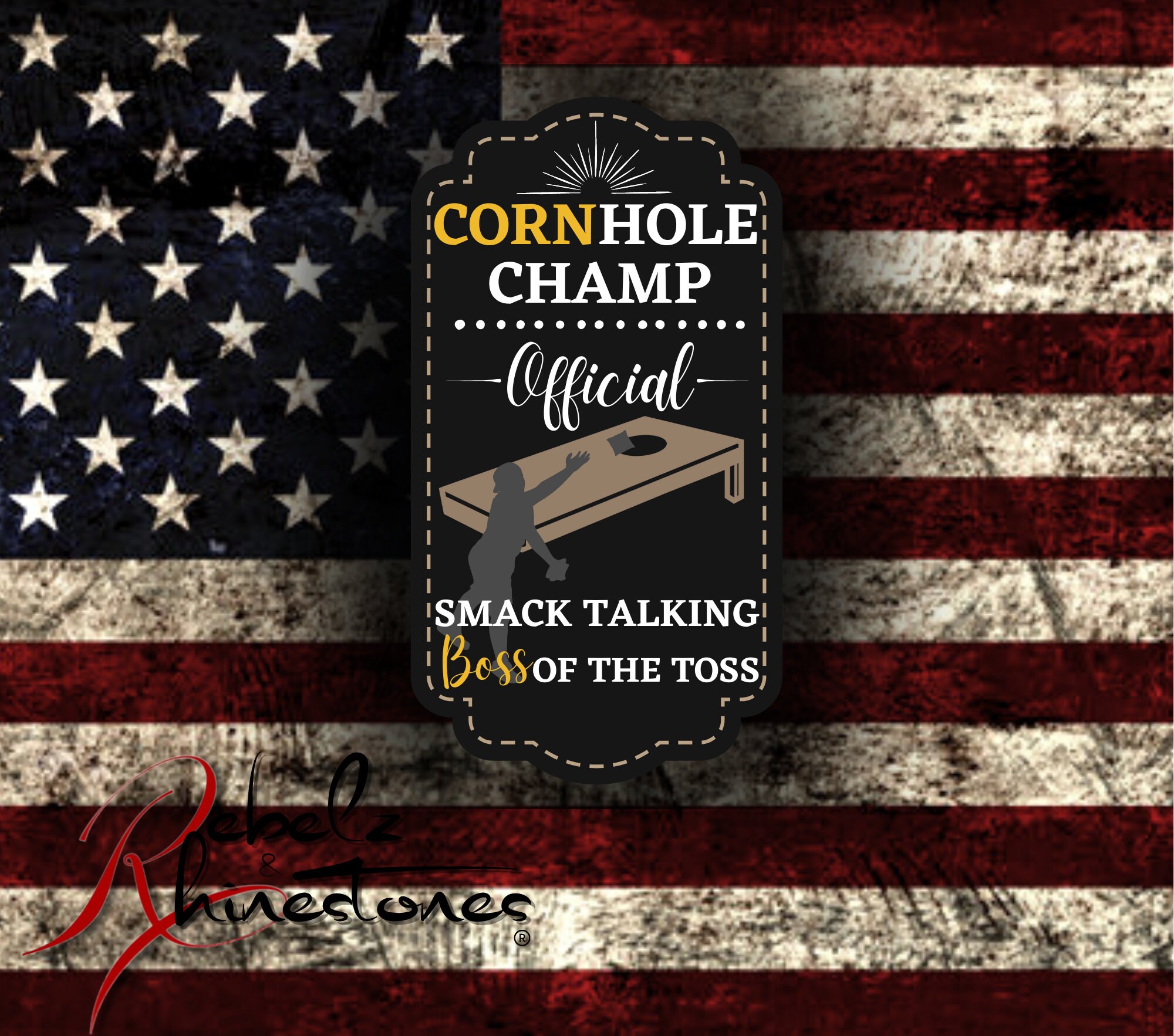 Cornhole Champ, Cornhole Champion, Official Smack Talking Boss of the ...