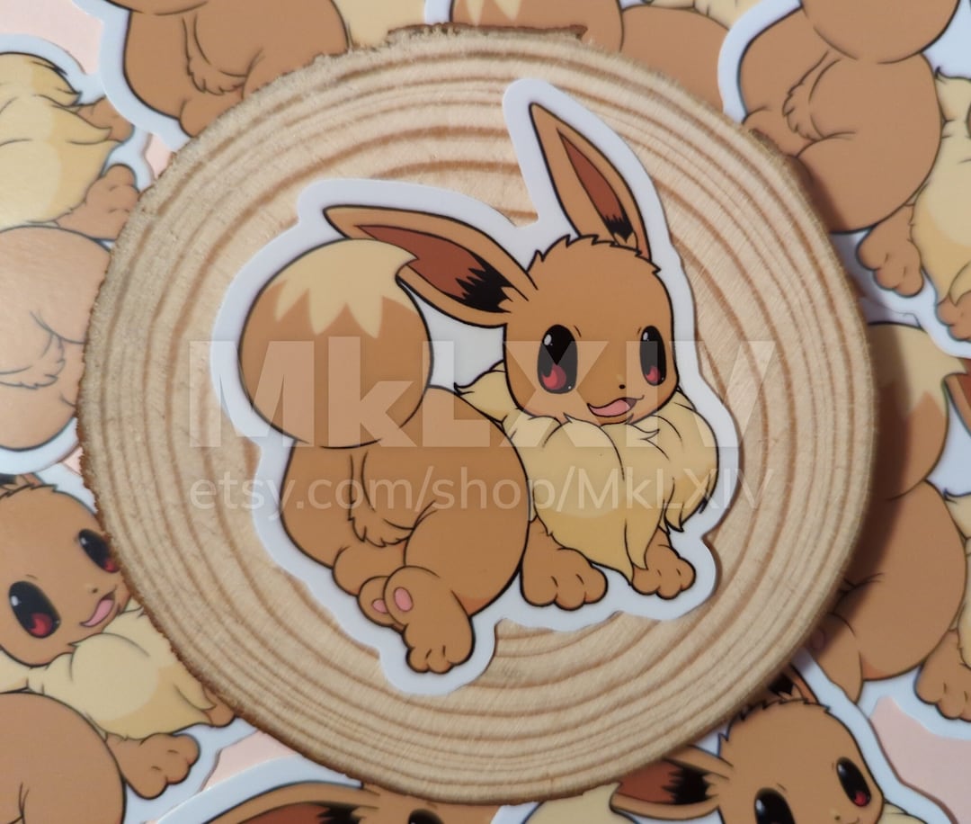 Eevee Butt Sticker - Etsy