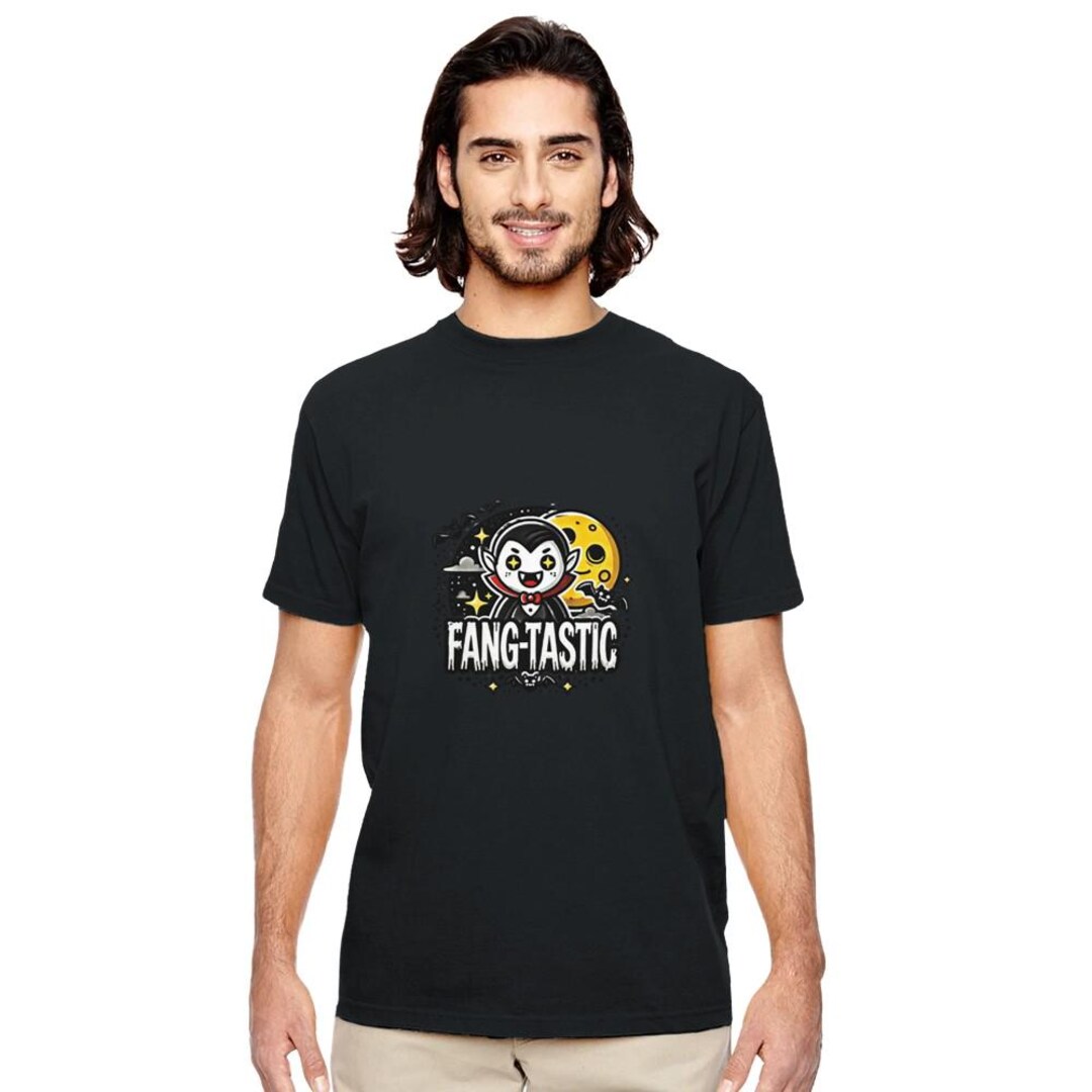 Luxury Fang-tastic Halloween Unisex Crewneck T-shirt Vampire Fang ...