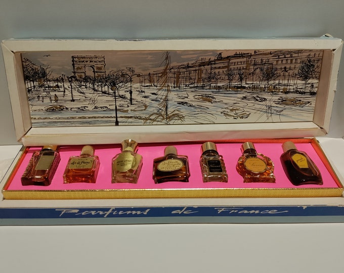 RARE Parfums De France Micro Mini 7 Piece Gift Set - Etsy