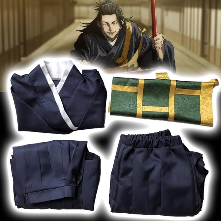 Anime JJK Suguru Geto Whole Set Costume Halloween Kimono - Etsy