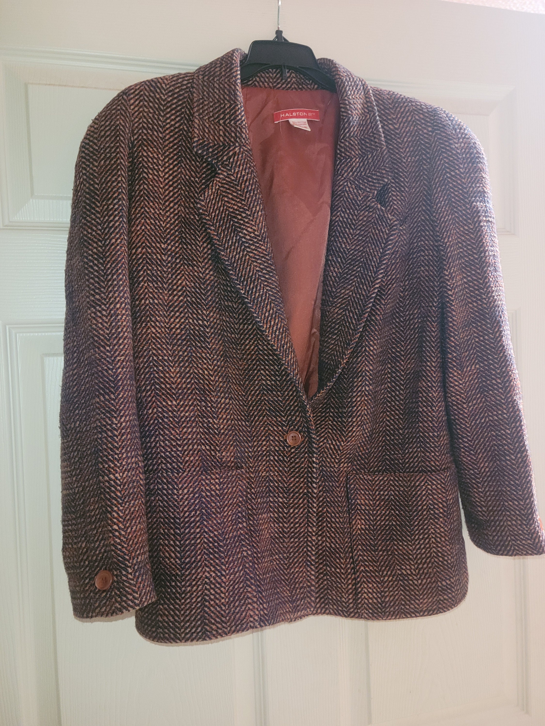 80s Halston Countryside Blazer - Etsy