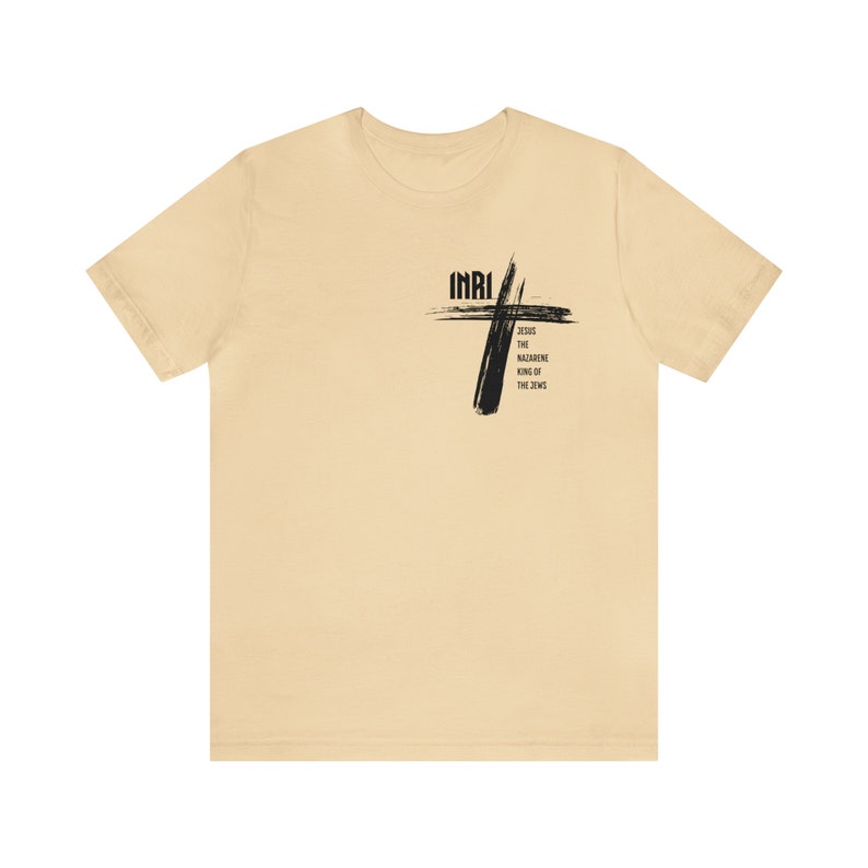 INRI Christian Tee | Jesus King of Kings T Shirt | Religious Apparel ...