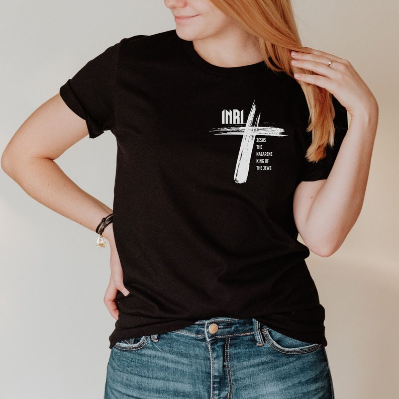 INRI Christian Tee | Jesus King of Kings T Shirt | Religious Apparel ...