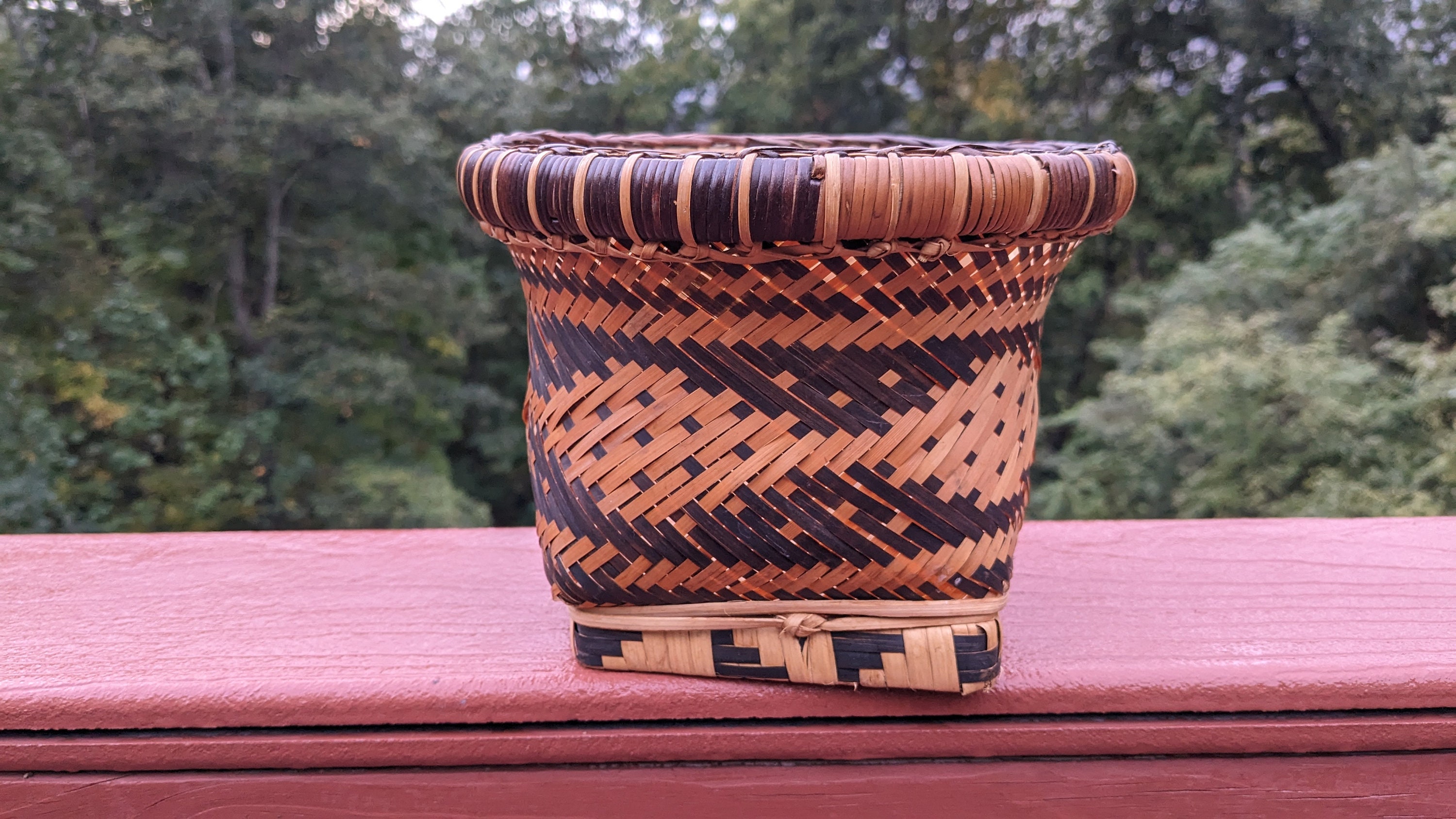 Vintage Woven Tribal Boho Basket - Etsy