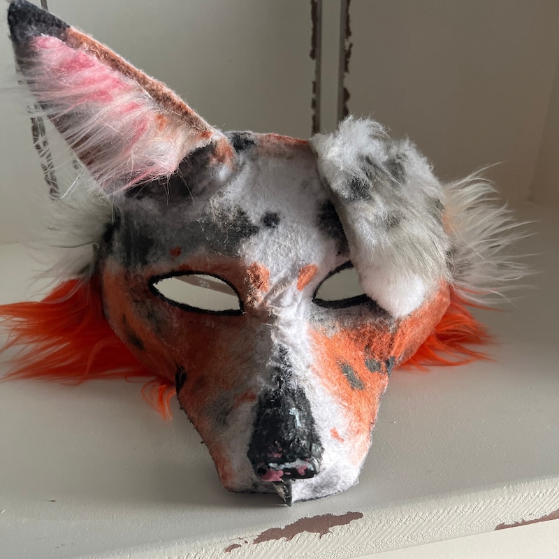 Furry Fox Mask - Etsy