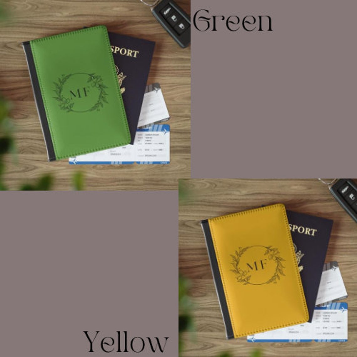 Passport Cover Customizable Monogram Personalized Passport - Etsy