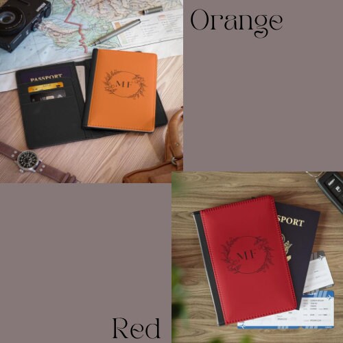 Passport Cover Customizable Monogram Personalized Passport - Etsy