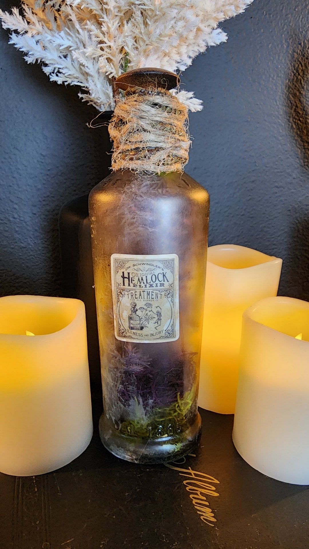 Apothecary / Potion Hemlock Elixer - Etsy