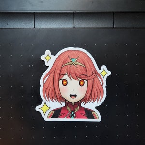 Xenoblade Chronicles Pyra, Mythra, Melia and Nia Omori Styled Stickers ...