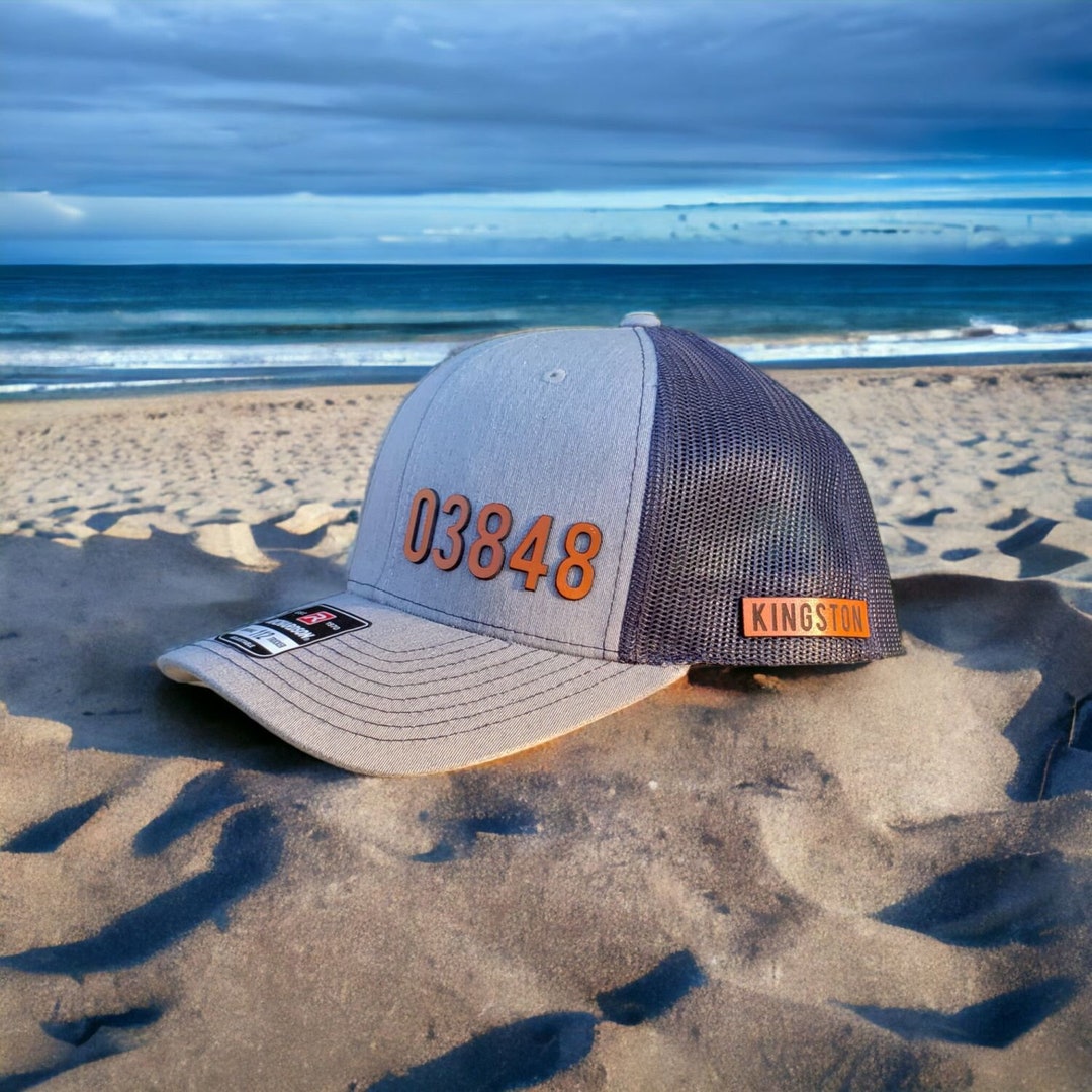 Leather Patch Hat - Custom Zip Code Townie Hat Richardso 112 Mid Pro ...