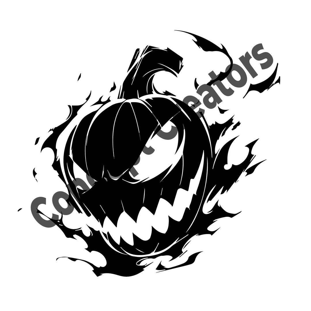 Scary Pumpkin Svg |pumpkin Svg | Halloween Pumpkin Svg | Spooky Svg ...