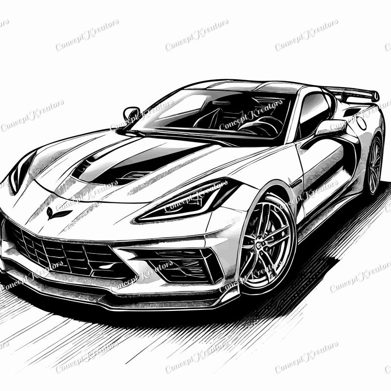 Corvette Svg - Etsy