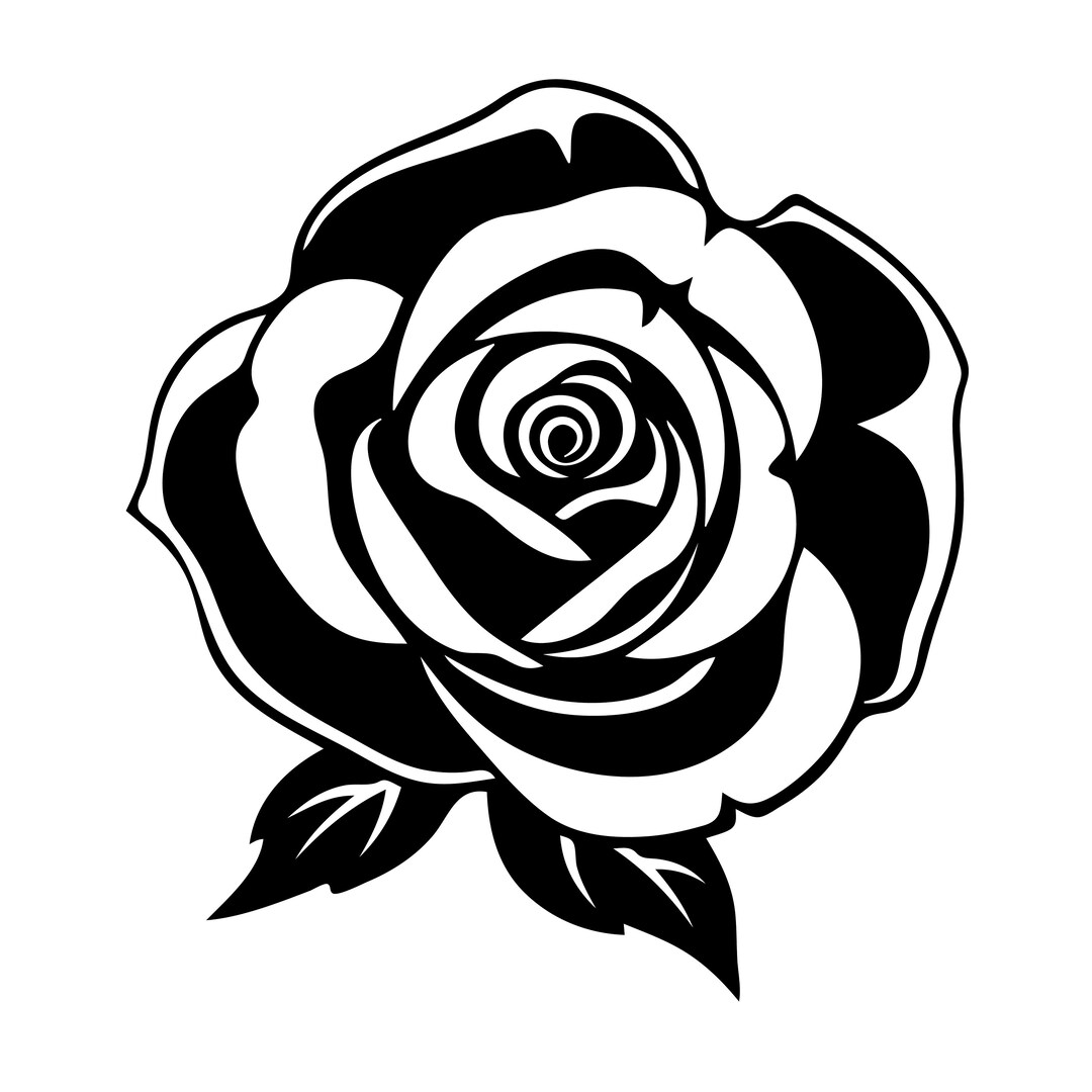 Buy Rose SVG Bundle Rose Png, Rose Dxf, Daisies Eps Files Included ...