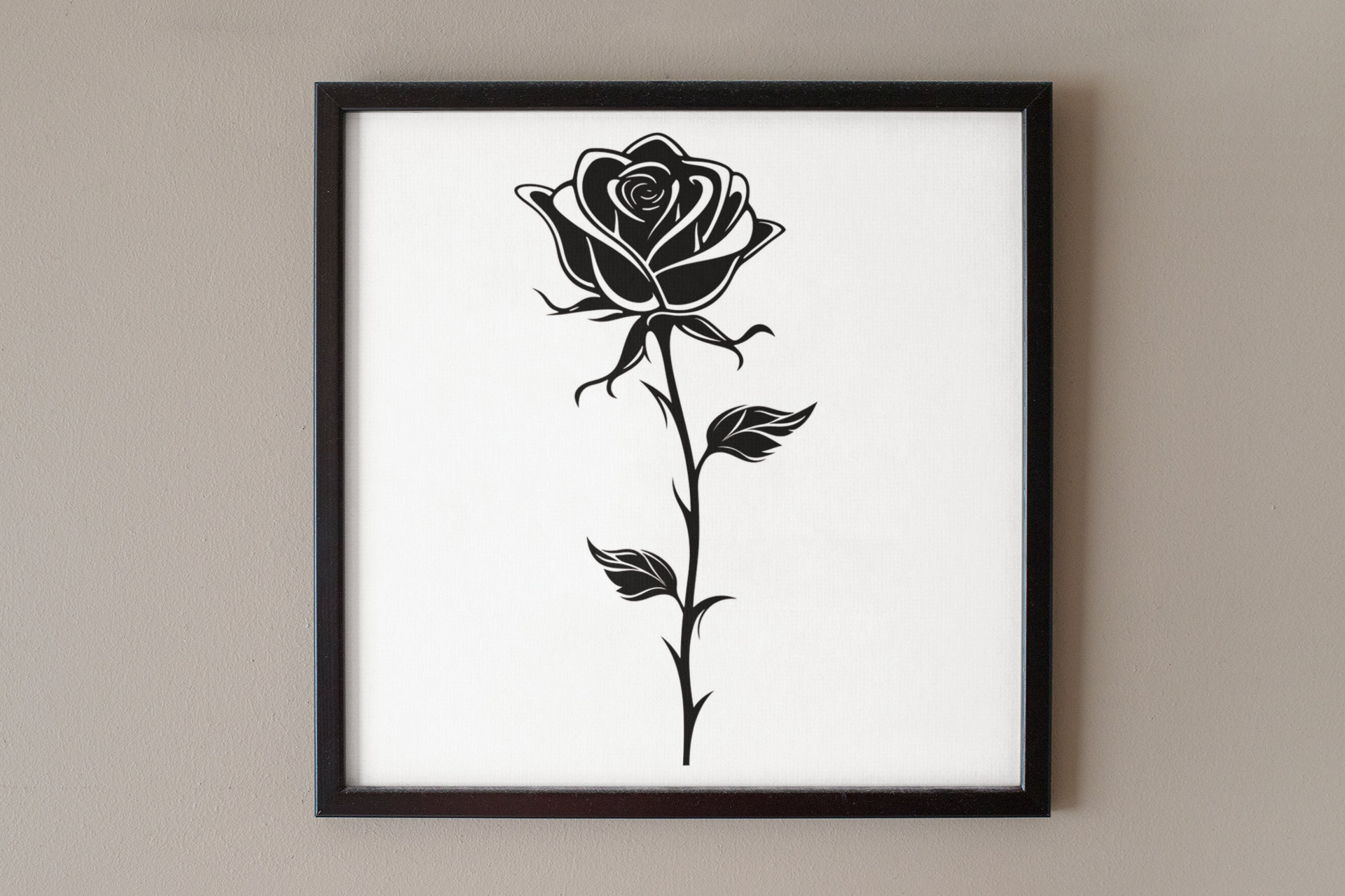 5 Long Stem Roses SVG Bundle Rose Png, Rose Dxf, Rose Eps Files ...