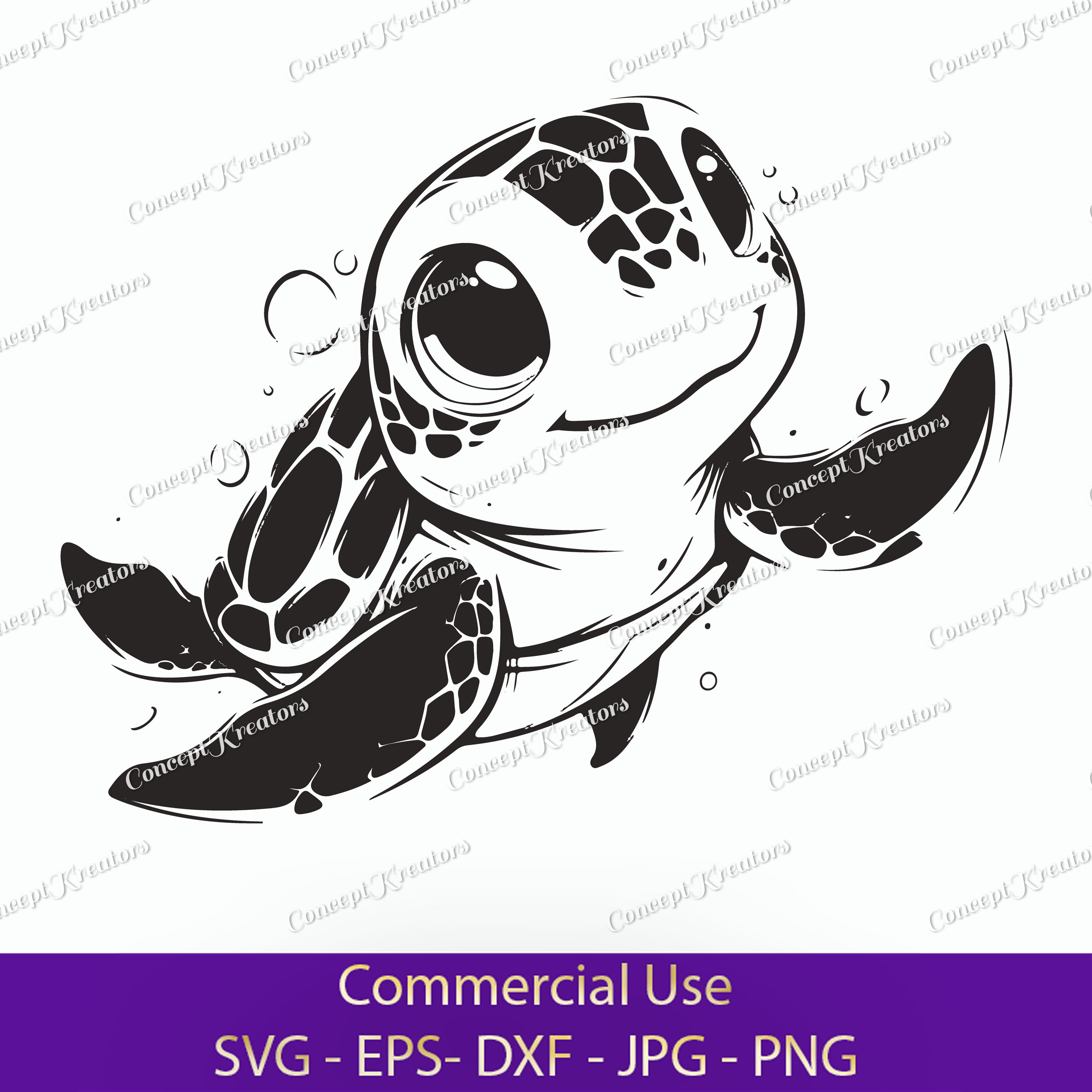 Adorable Baby Turtle Cutting Board SVG Bundle Laser Engraving Cricut ...