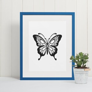 Charming Butterfly Cut Files - PNG, DXF, EPS Bundle - Ideal for Cricut ...