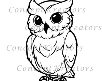 Baby Owl SVG Bundle - Baby Owl Png, Owl Dxf, Owl Eps Files Included ...